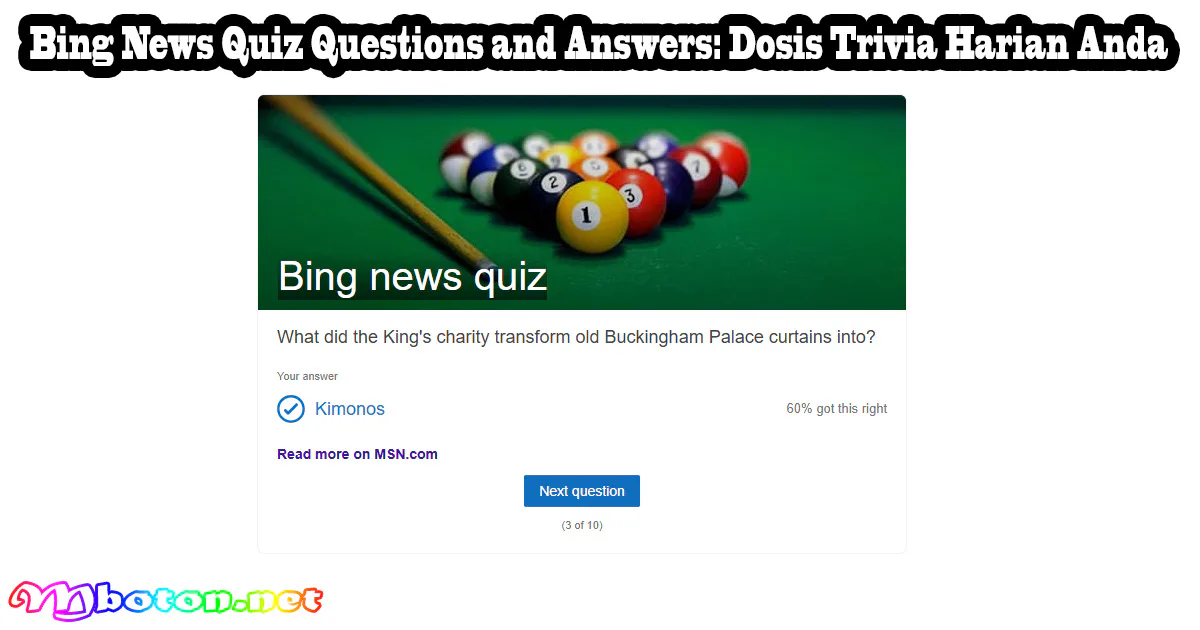 Take Today's Bing News Quiz Questions And Answers - Mboton