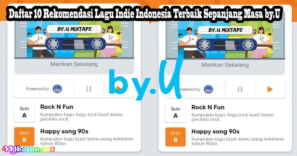 Playlist Indo Lagu Indie Terbaik Populer Sepanjang Masa - Mboton
